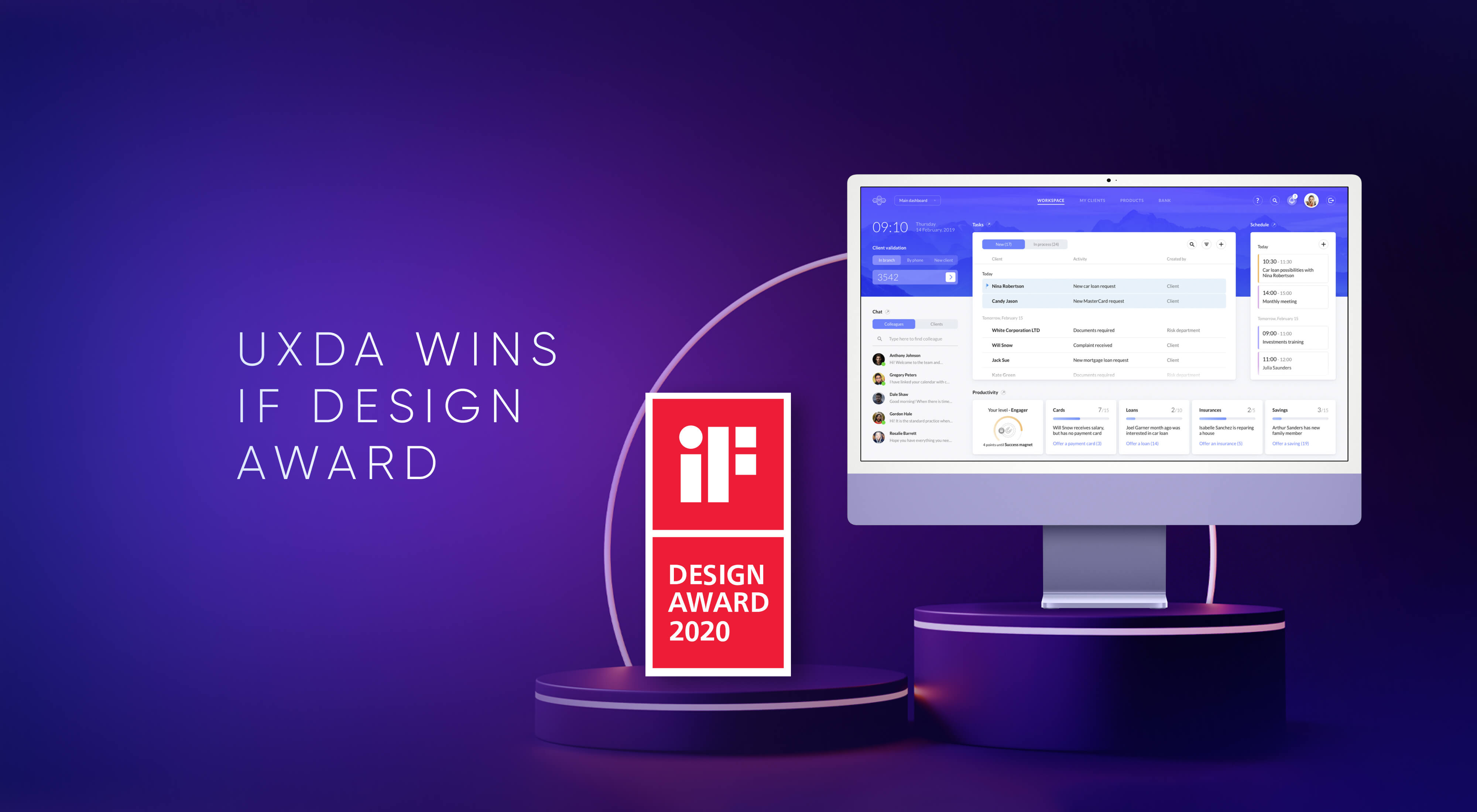 UXDA Awarded the World-Famous IF Design Award • UXDA | Financial UX Design