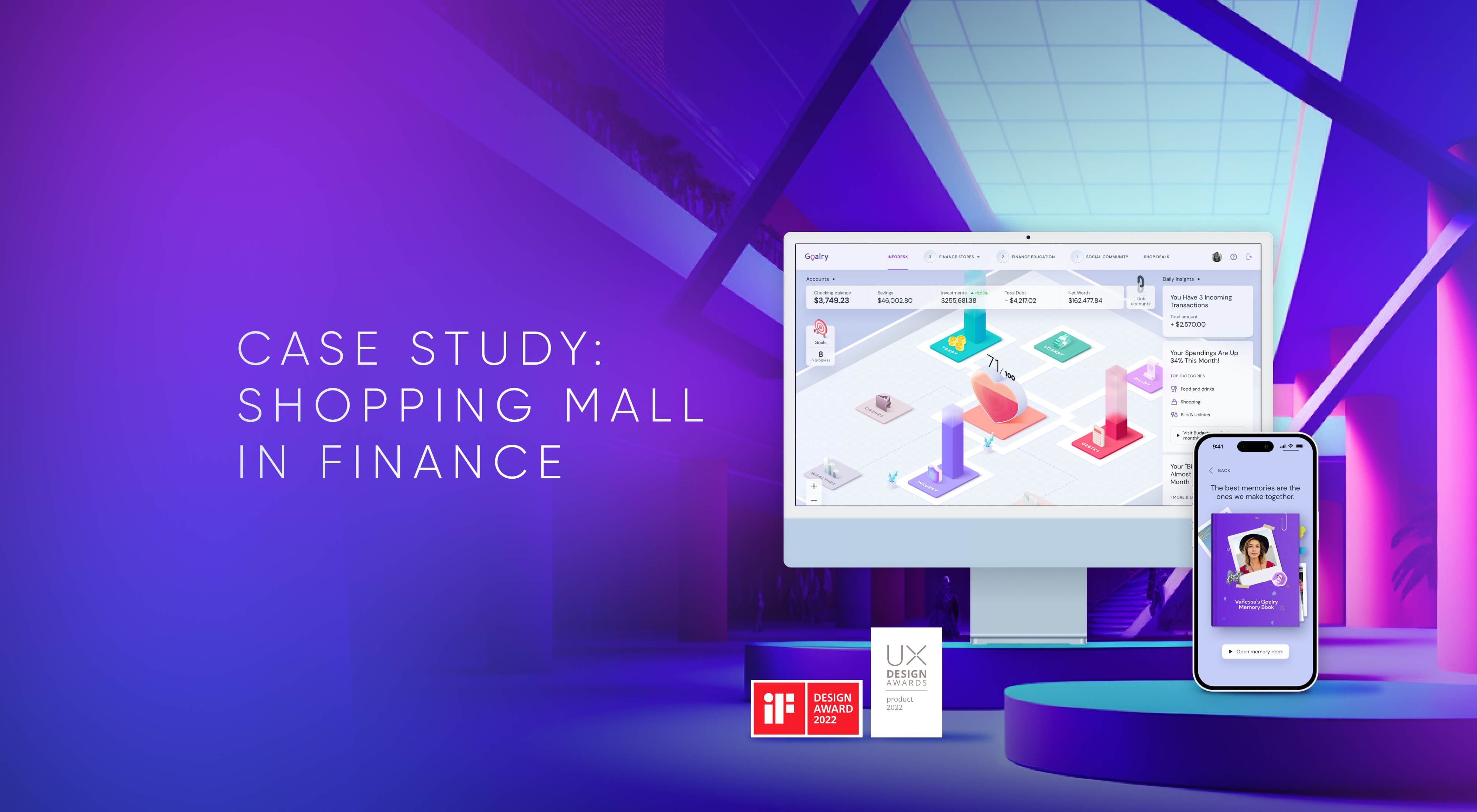 UX Case Study: Financial Management UX for The Metaverse • UXDA ...